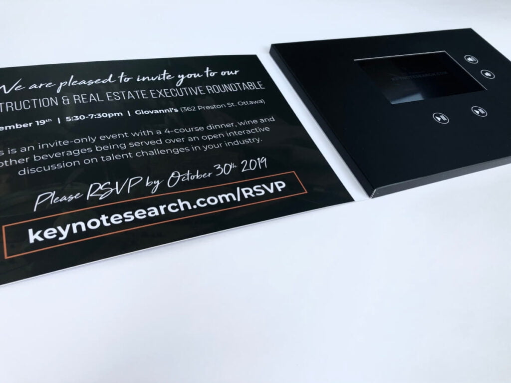 How this Video Brochure sold out the event - Video Brochures