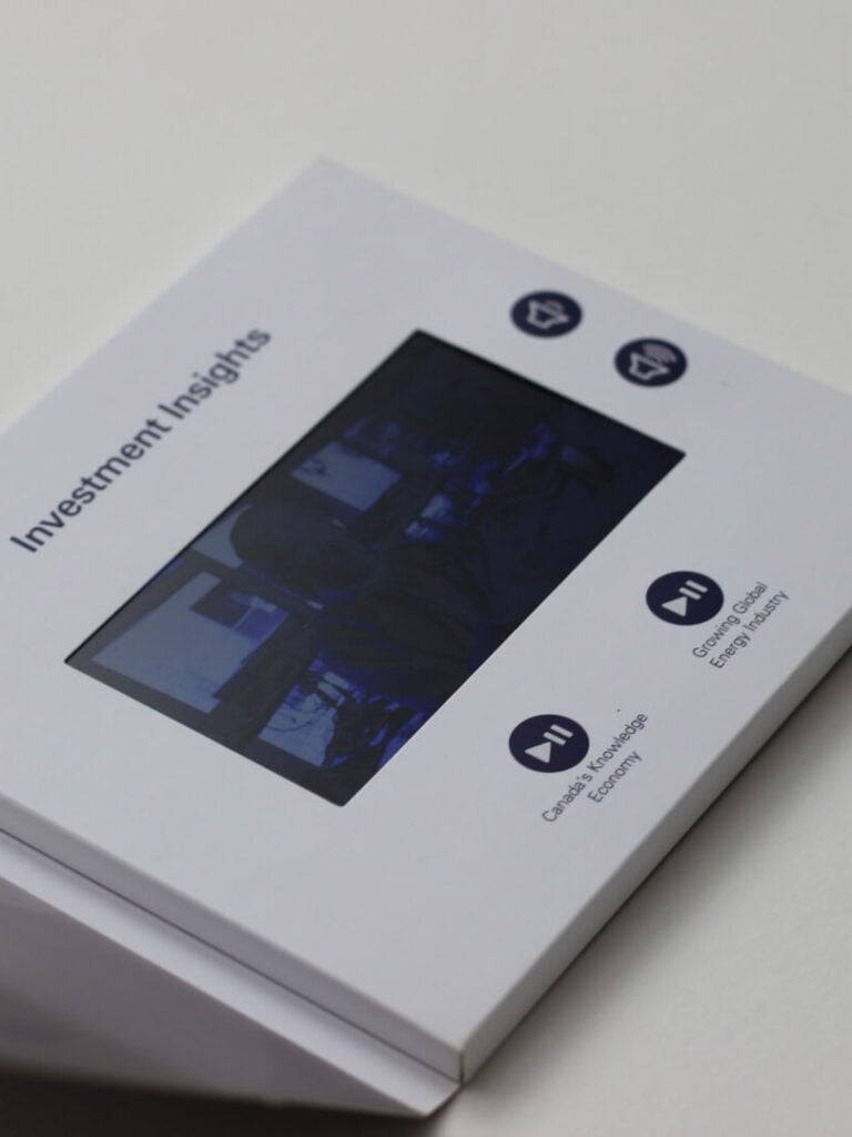 Video Brochures - A Printed Marketing Tool with a Built-in Video Screen